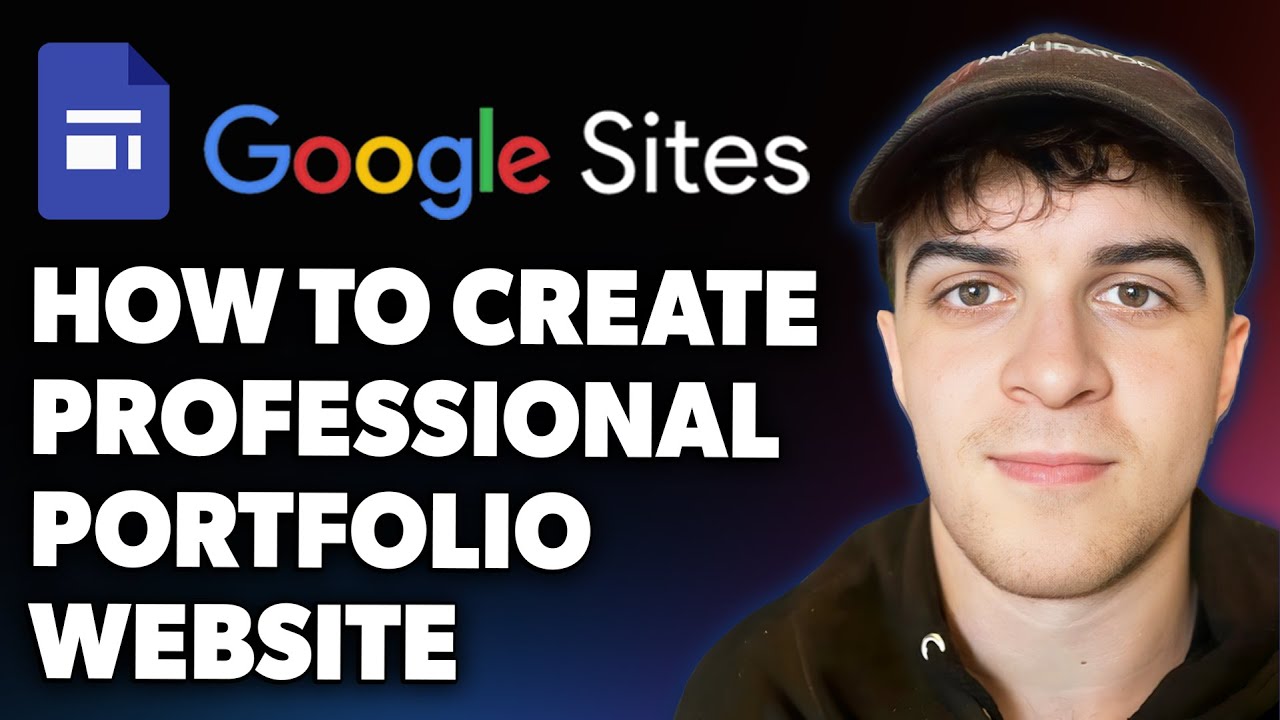 How to Create a Professional Portfolio Website with Google Sites (Full ...