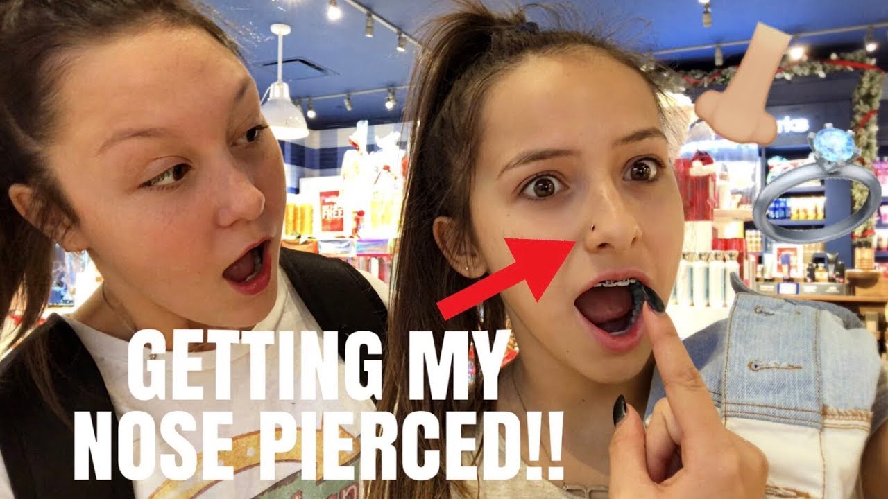 Getting My Nose Pierced Brooke Sanchez Youtube