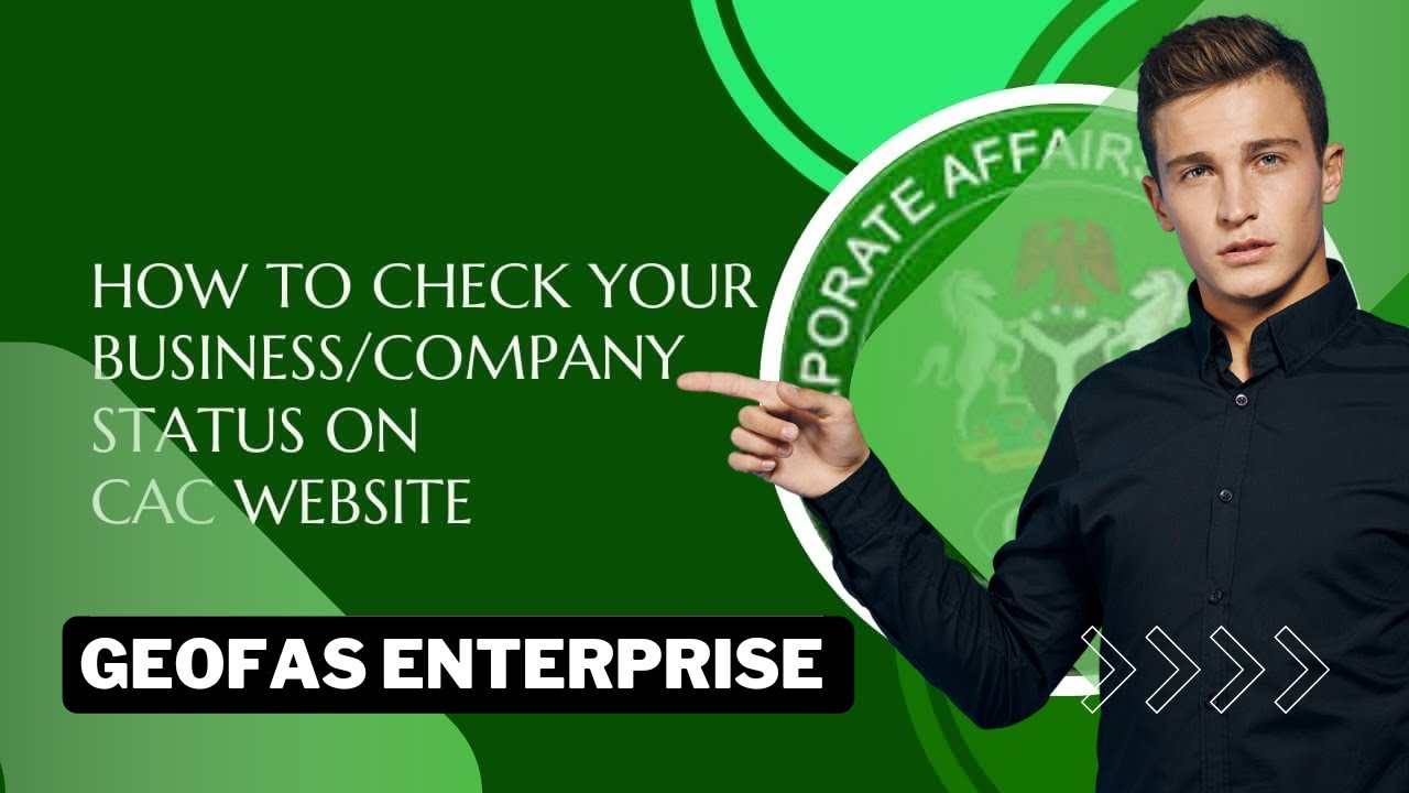 How to Check The Status of Business/Company Name in CAC Website - YouTube