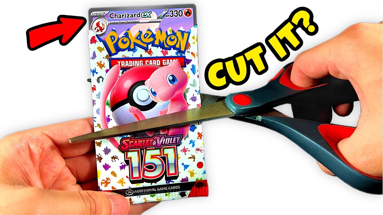 Did I Just Cut The RAREST Pokemon Cards From 151..?! (FLIP IT OR RIP IT ...