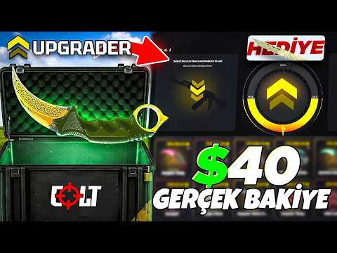$40 GERÇEK BAKİYE İLE ÇITIRDAN UPGRADE DENEDİK! - CS2 KASA AÇILIMI 2026 (YENİ BIÇAK HEDİYESİ)