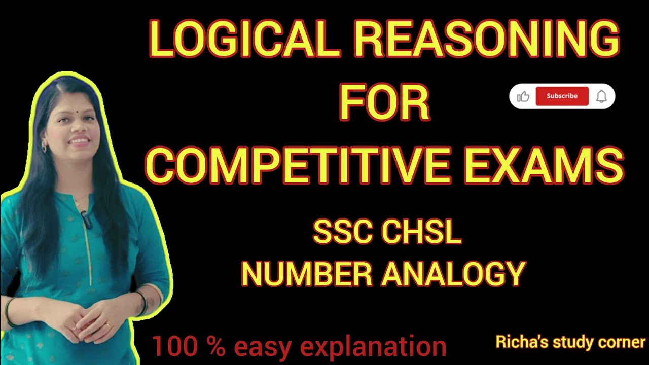 Logical reasoning for competitive exams/ Solution SSC CHSL Q34/100 ...