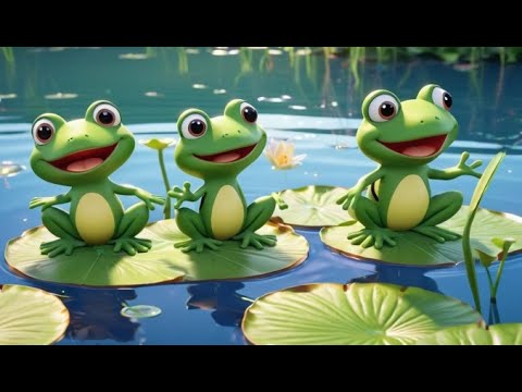 Leaping Frogs by the Pond | Fun Animal Song for Kids | Playful Nursery ...