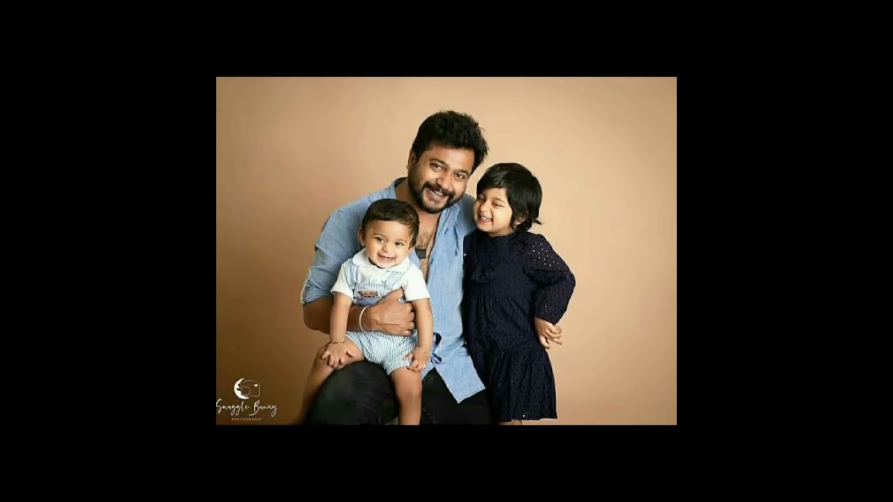 Bobby Simha with his wife and Babies - YouTube