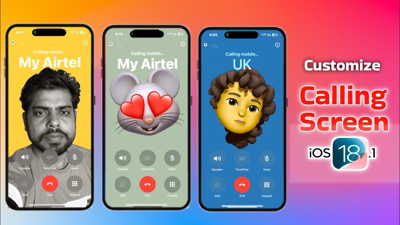 How To Customise Calling Screen In iPhone 16 Pro Max #iphone - YouTube