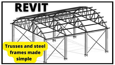 How to model and detail trusses in Revit easy steps. - YouTube