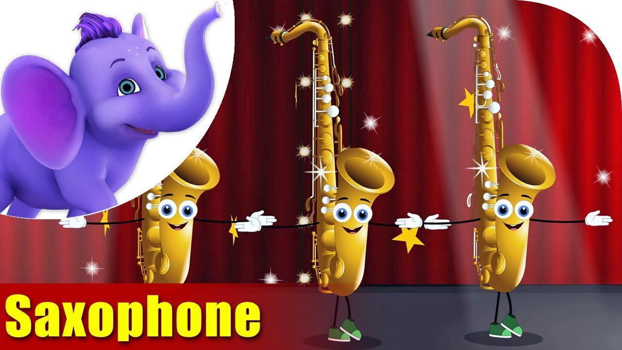 Saxophone | Musical Instrument Songs | 4K | Appu Series - YouTube