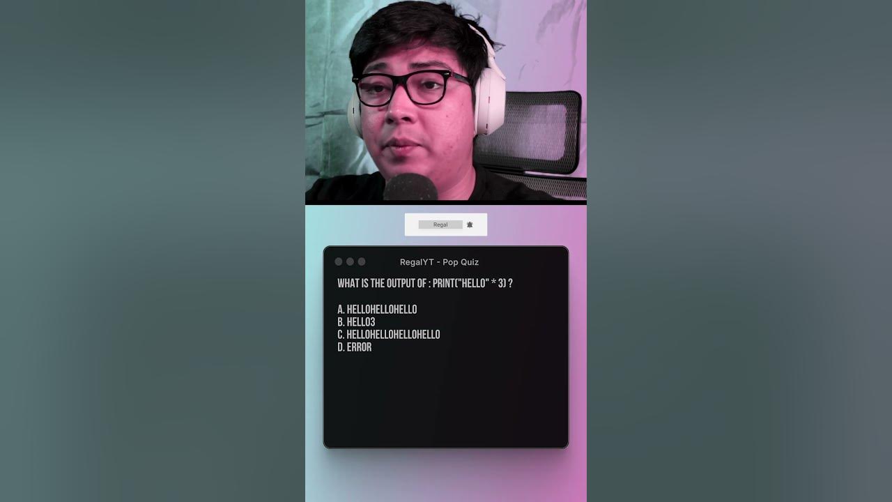 Python String Multiplication Can You Predict The Result Pythonquiz Coding Python Youtube