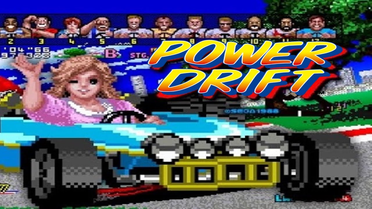 Power Drift Arcade Driving games conversion - YouTube