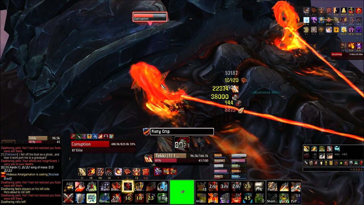 4.3 Dragon Soul Raid - Spine of Deathwing - PTR Full Kill - YouTube