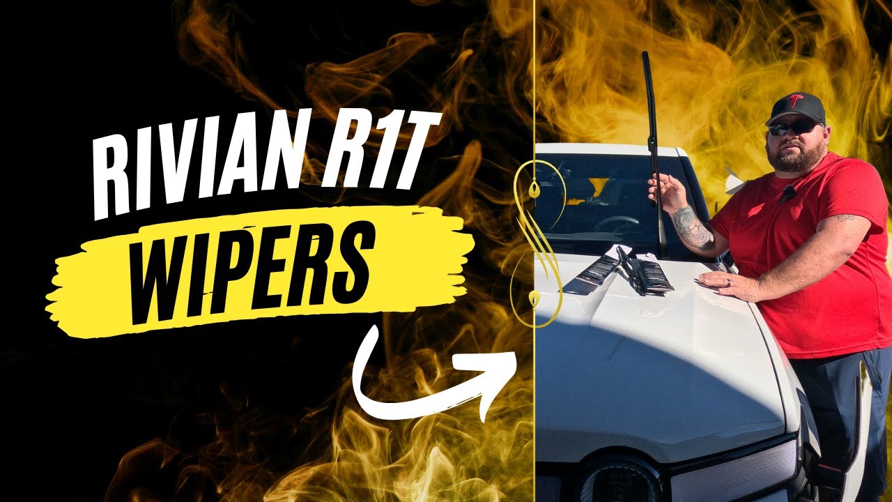 How to change wipers on a Rivian R1T/R1S - YouTube