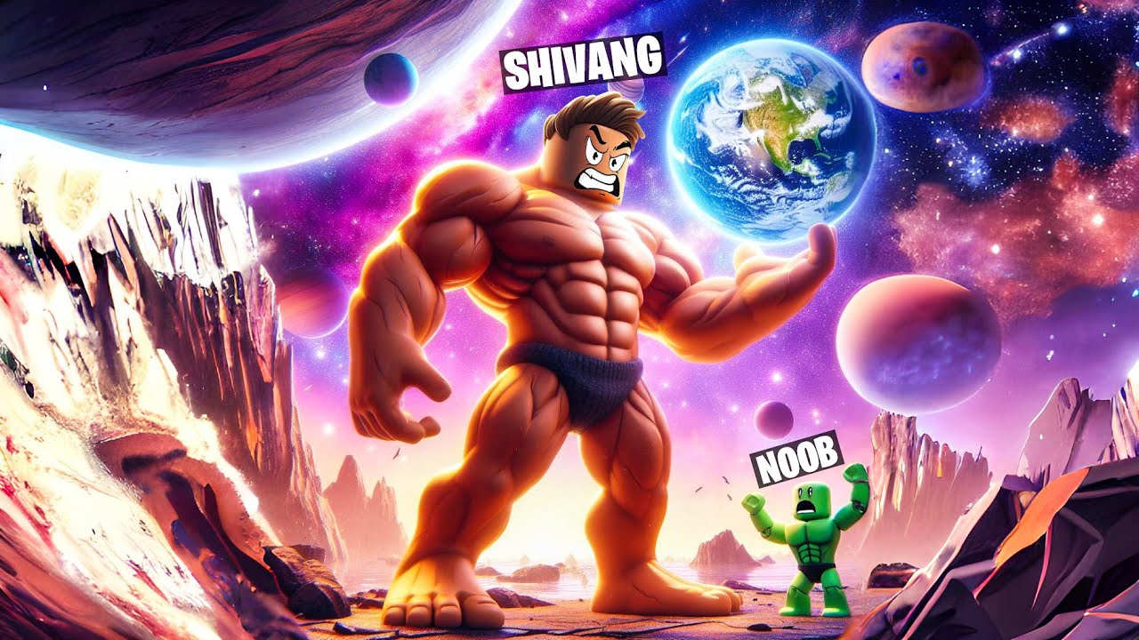 SHOWING MY TRUE POWER IN ROBLOX STRENGTH SIMULATOR!!!! - YouTube