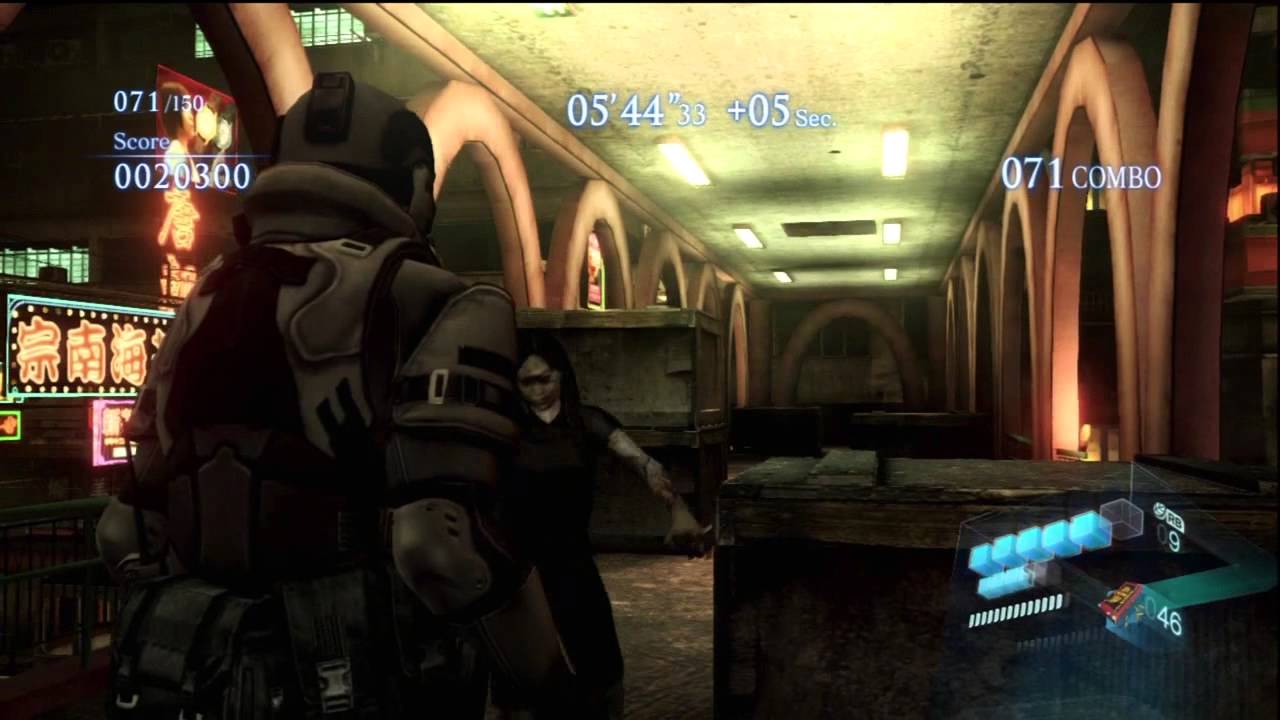 Resident Evil 6: The Mercenaries - Agent Gameplay - YouTube