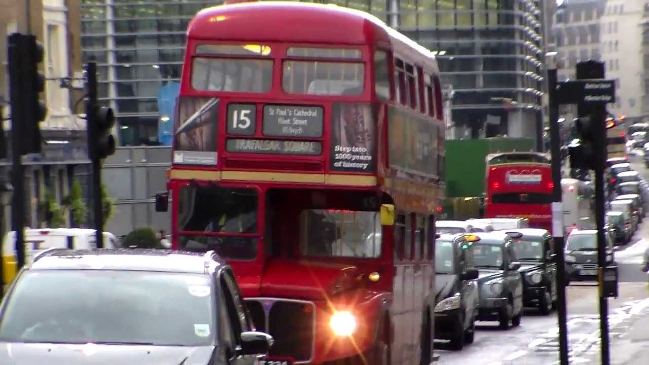 Stagecoach London RM324 WLT324 at Mansion House - YouTube