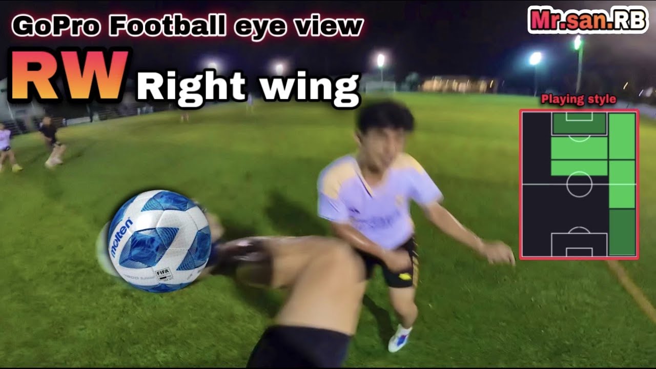 Mr San RB Free time : GoPro Footballer eye view / game Right Full back ...