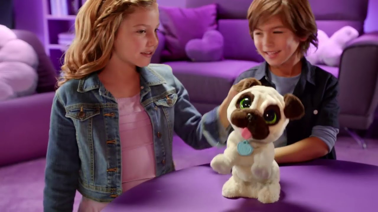 FurReal Friends JJ My Jumpin' Pug - YouTube