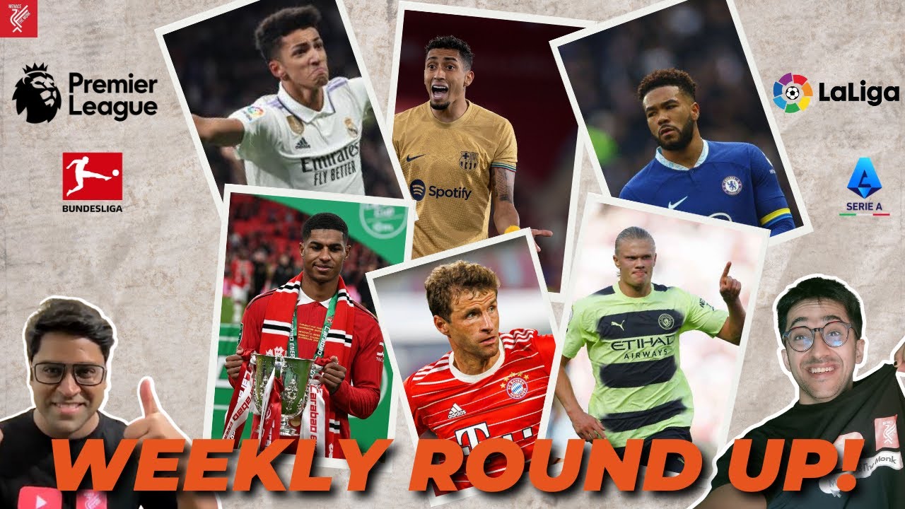 Weekly Football Round Up | Man United Win League Cup | Barca & Real ...