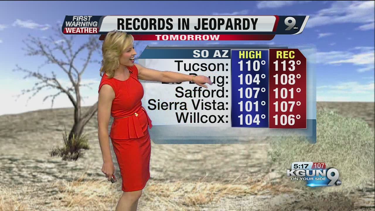 Chief Meteorologist Erin Christiansen's KGUN 9 Forecast Wednesday, June ...
