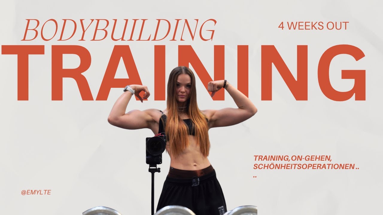 4 Weeks Out 🔥 Bodybuilding Barbie Vibes mit Angi | Prep Training im Das ...