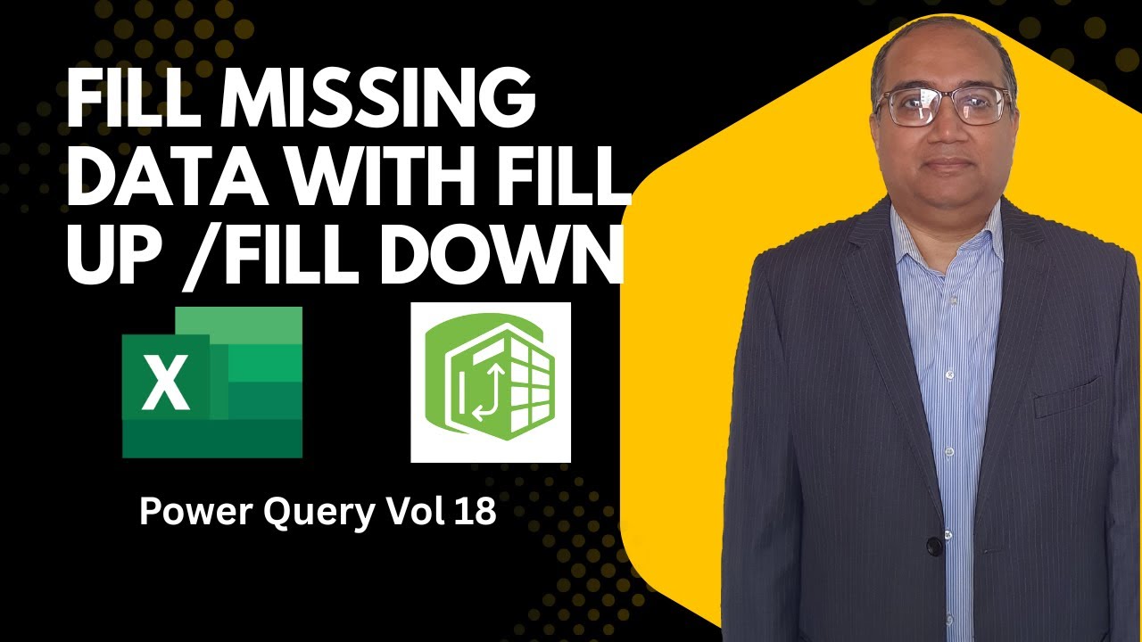 Fill Missing Data with Fill Up or Fill Down In Power Query - YouTube