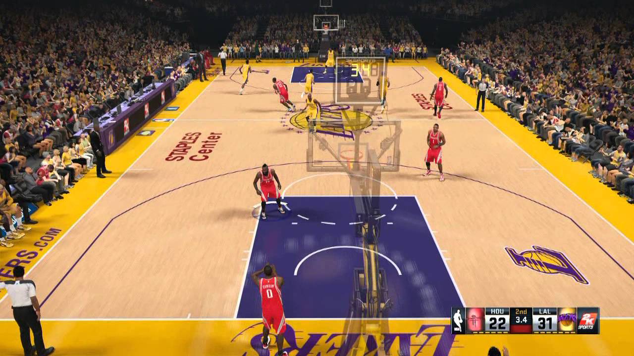 NBA 2K15 | ONLINE RANKED MATCH | GREAT GAME! | ROCKETS VS LAKERS - YouTube