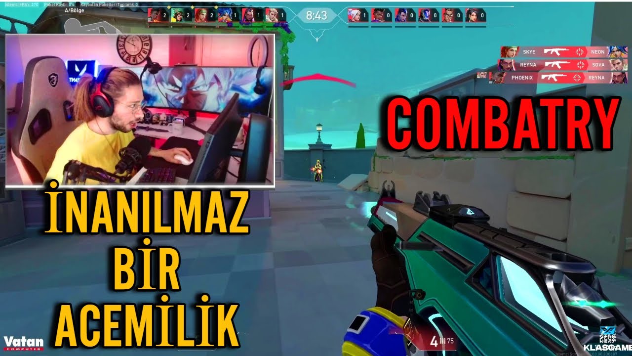FF COMBATRY Valorant spray fail ! Önündeki adamı vuramadı | Twitch ...