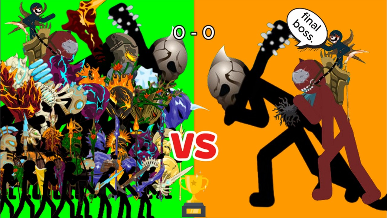 All Stickman vs Final Boss & Kai Rider in Stick War Legacy- Can the ...