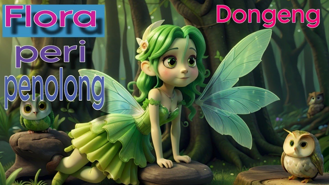 Flora peri penolong | Dongeng animasi anak | indonesian fairy tales and ...