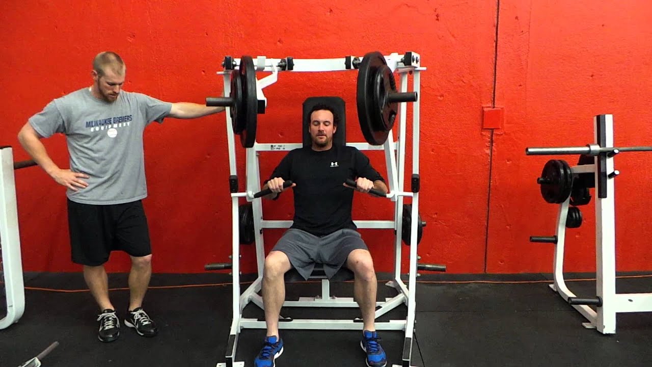 Hammer Strength Bench Press - YouTube