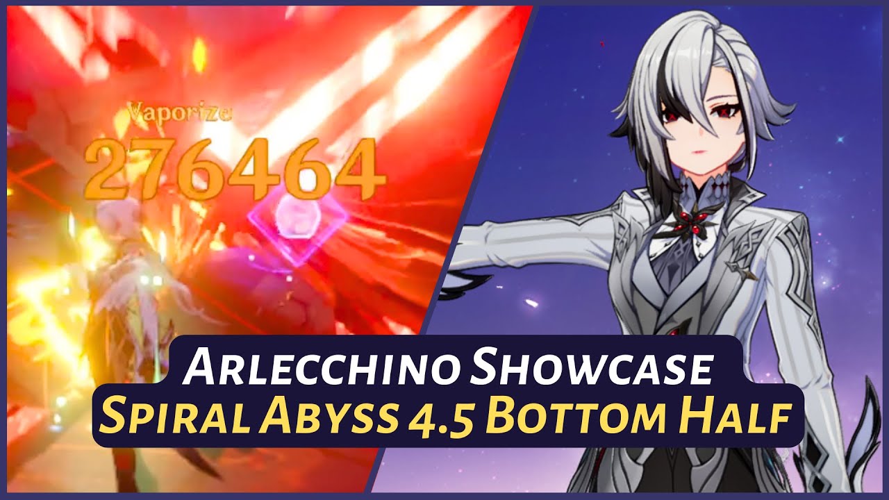 [Genshin Impact] | C0 Arlecchino Melt & Vape VS Bottom Half Bosses ...