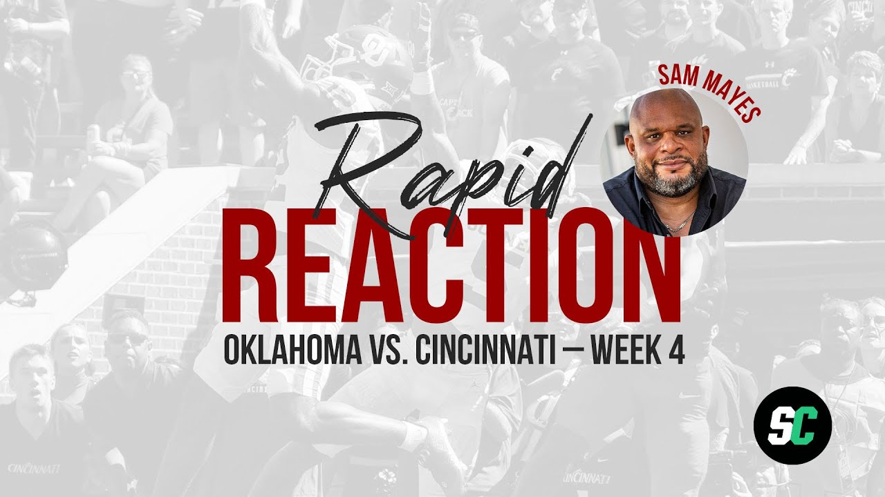 Sam Mayes reacts to the Sooners win over Cincinnati - YouTube