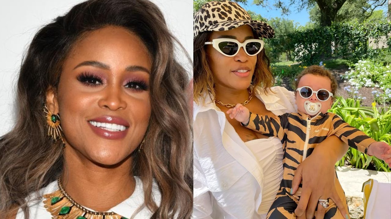 Singer Eve Baby Son Wilde Wolf, Stole His Mom Whole Face as He Pose in ...