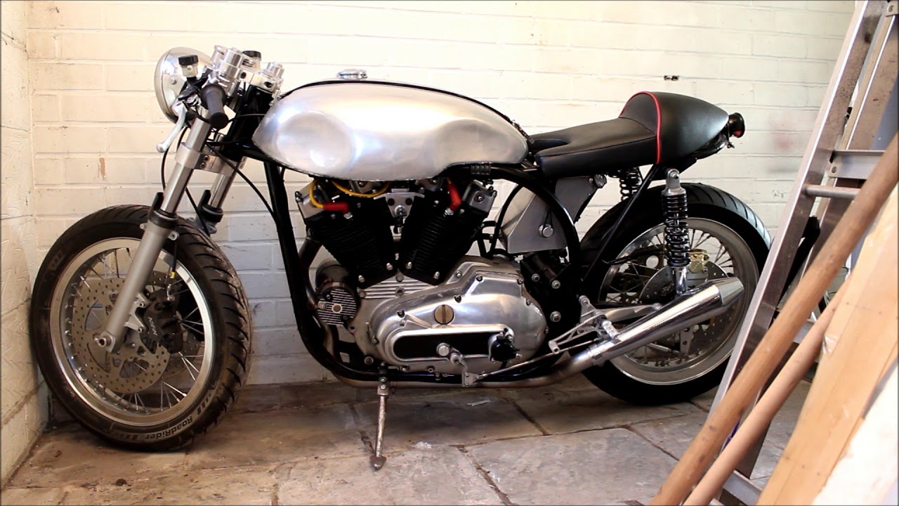 Norley Ironhead XL1000 Cafe Racer - Update - YouTube