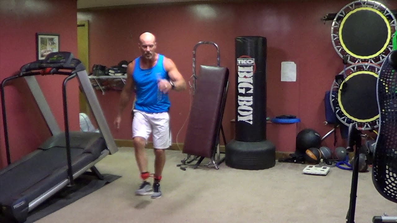 Band, hip adduction - YouTube