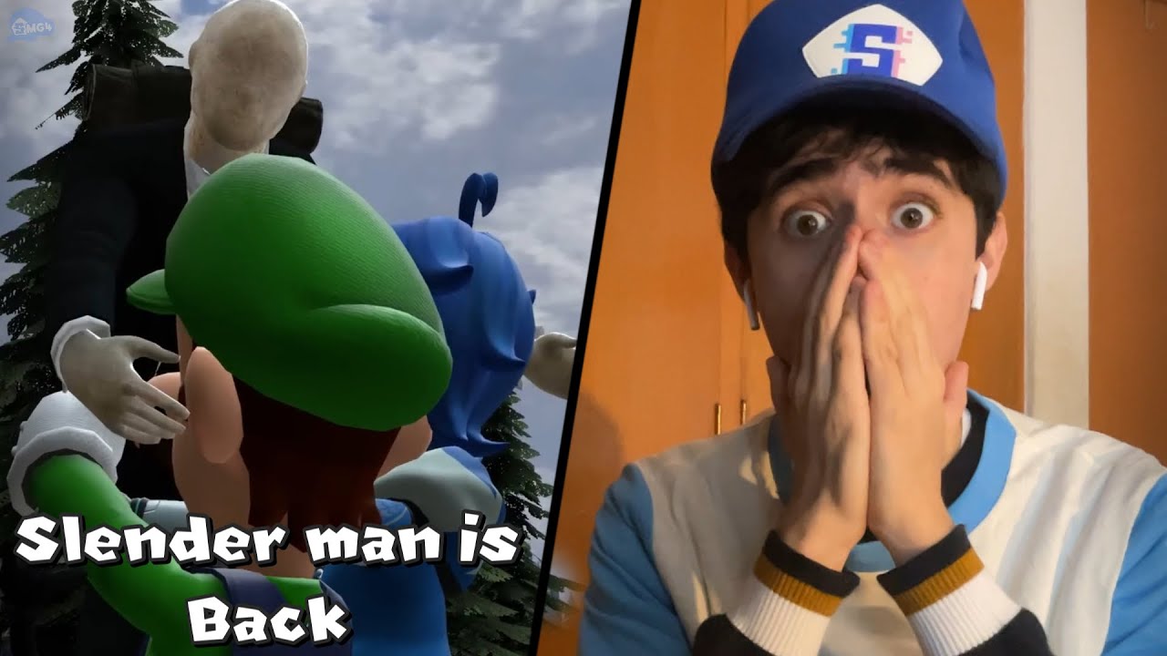 SLENDER MAN IS BACK | Mario’s Bike Trip | SMG4 Reaction - YouTube