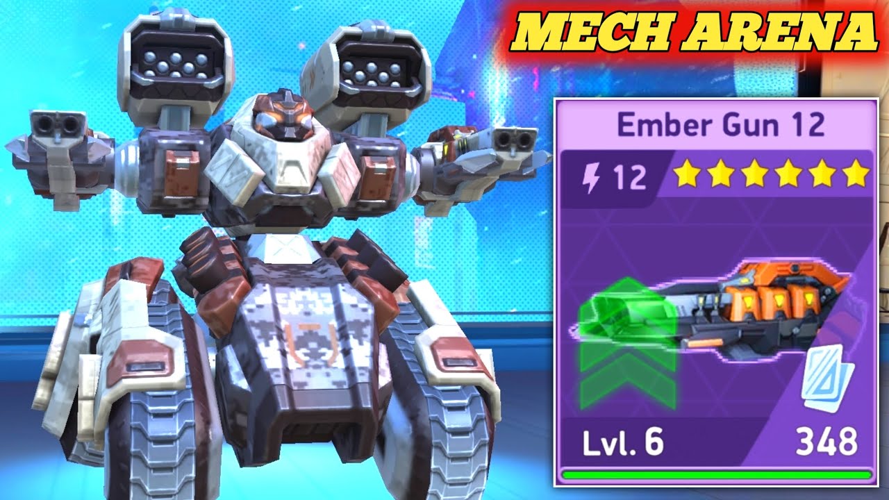 Dreadnought With Ultimate Ember Gun Gameplay - Mech Arena - YouTube