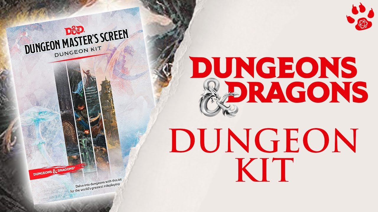 D&D - Dungeon Masters Screen - Dungeon Kit - Band of Badgers - YouTube