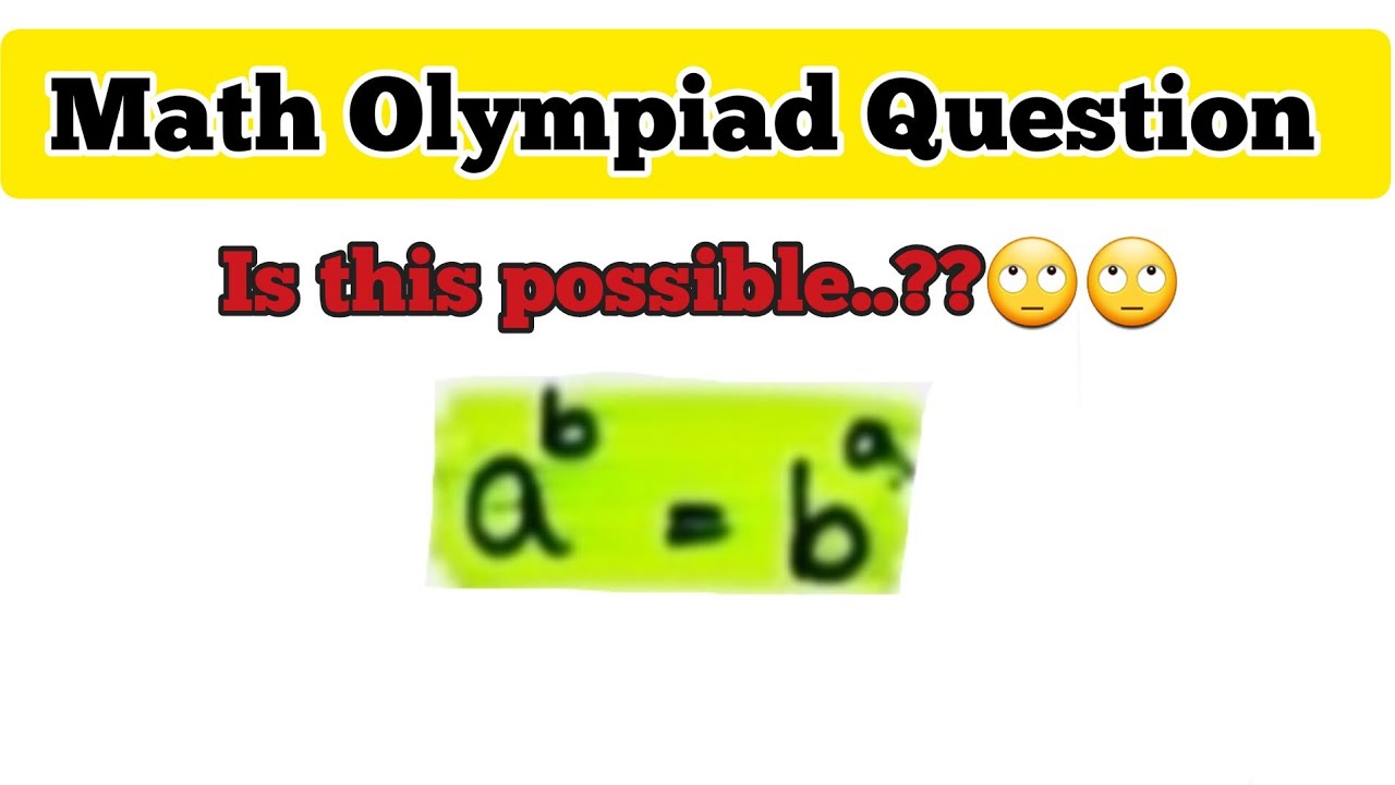Math Olympiad Question | Exponential Equation | Laws and Exponents ...