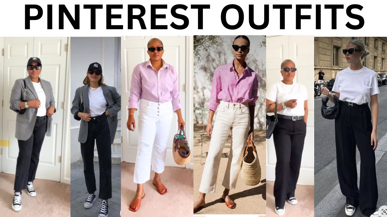 Pt:2 RECREATING SPRING 🌸 /SUMMER PINTEREST OUTFITS 2024 - YouTube