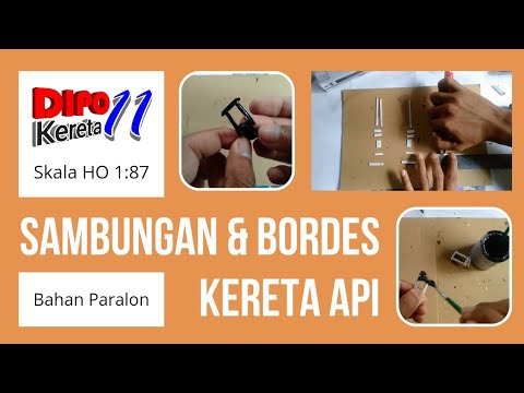 Sambungan dan Bordes Miniatur Kereta Api Versi 2 - YouTube