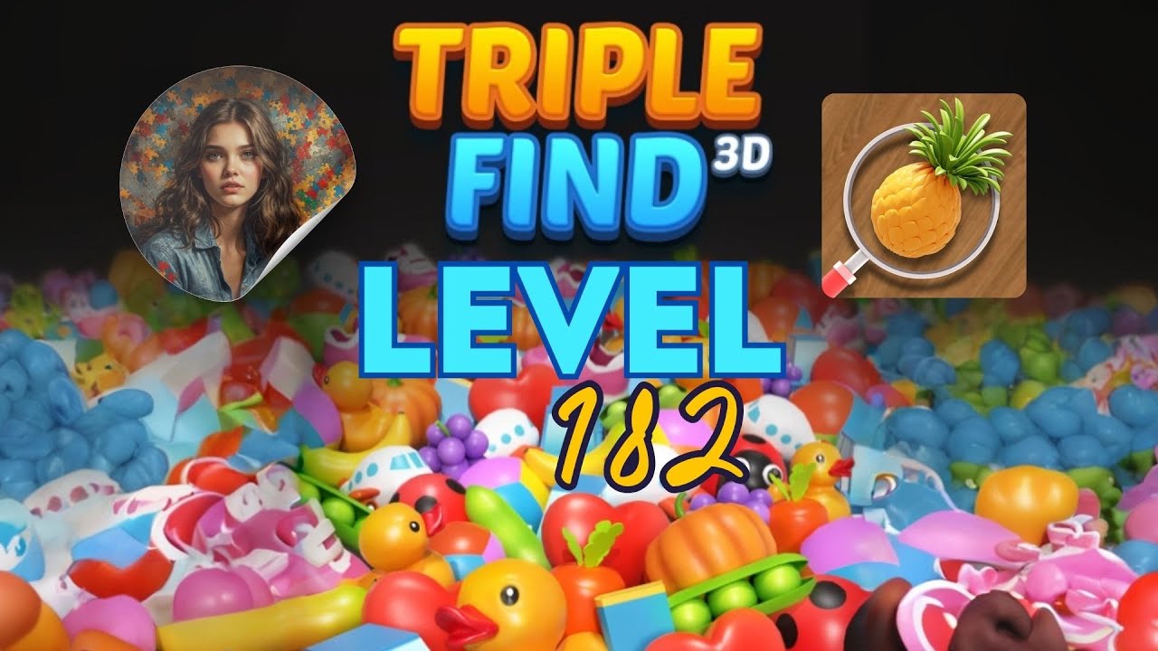 Triple Find - Match Triple 3D Level 182 - YouTube