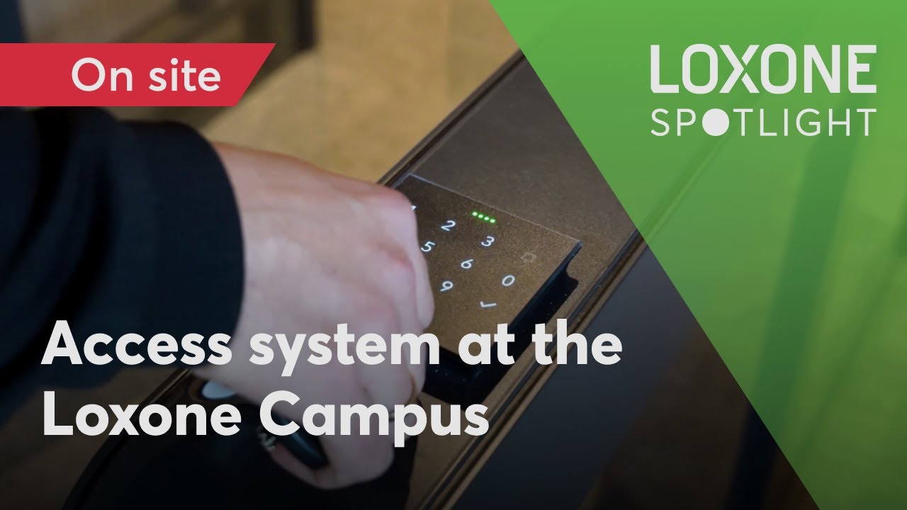 Spotlight Special: Access system at the Loxone Campus I 2023 [4k] - YouTube