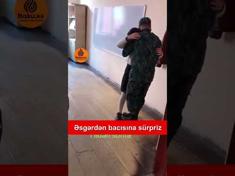 Əsgərdən bacısına sürpriz #shorts #trending #herb #esger #baci #aile #explore #azerbaycan #mekteb