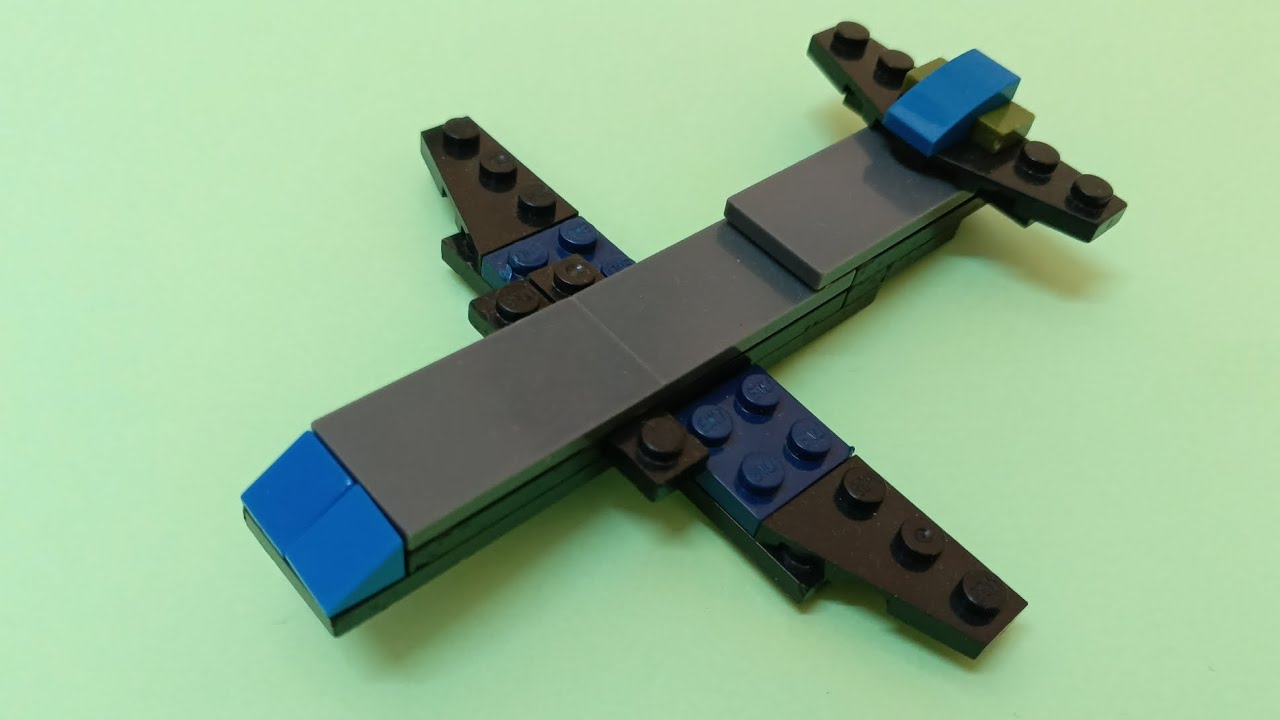 how to make cool mini black defense plane from lego | #lego #youtube # ...