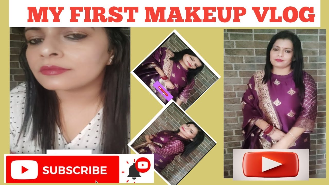My First Makeup Vlog | Get ready with me in 5 min I #vlog#youtube video ...