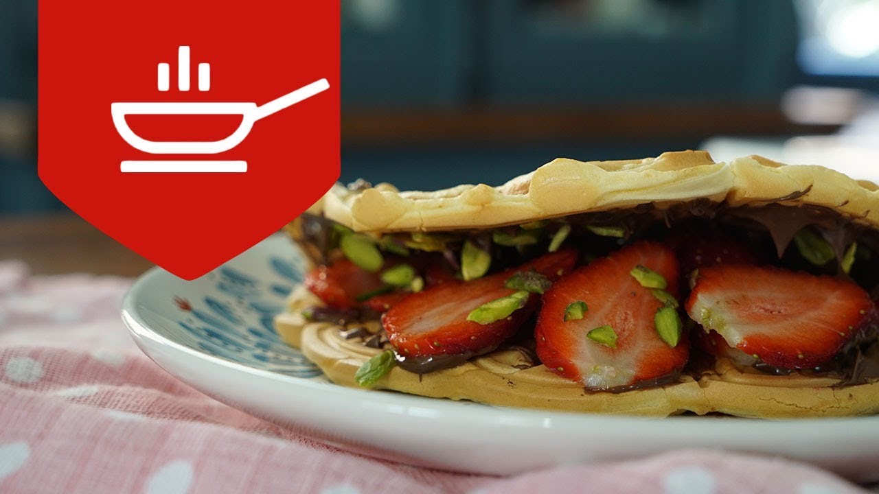 Evde Waffle Nasıl Yapılır? | Esen Hünal - YouTube