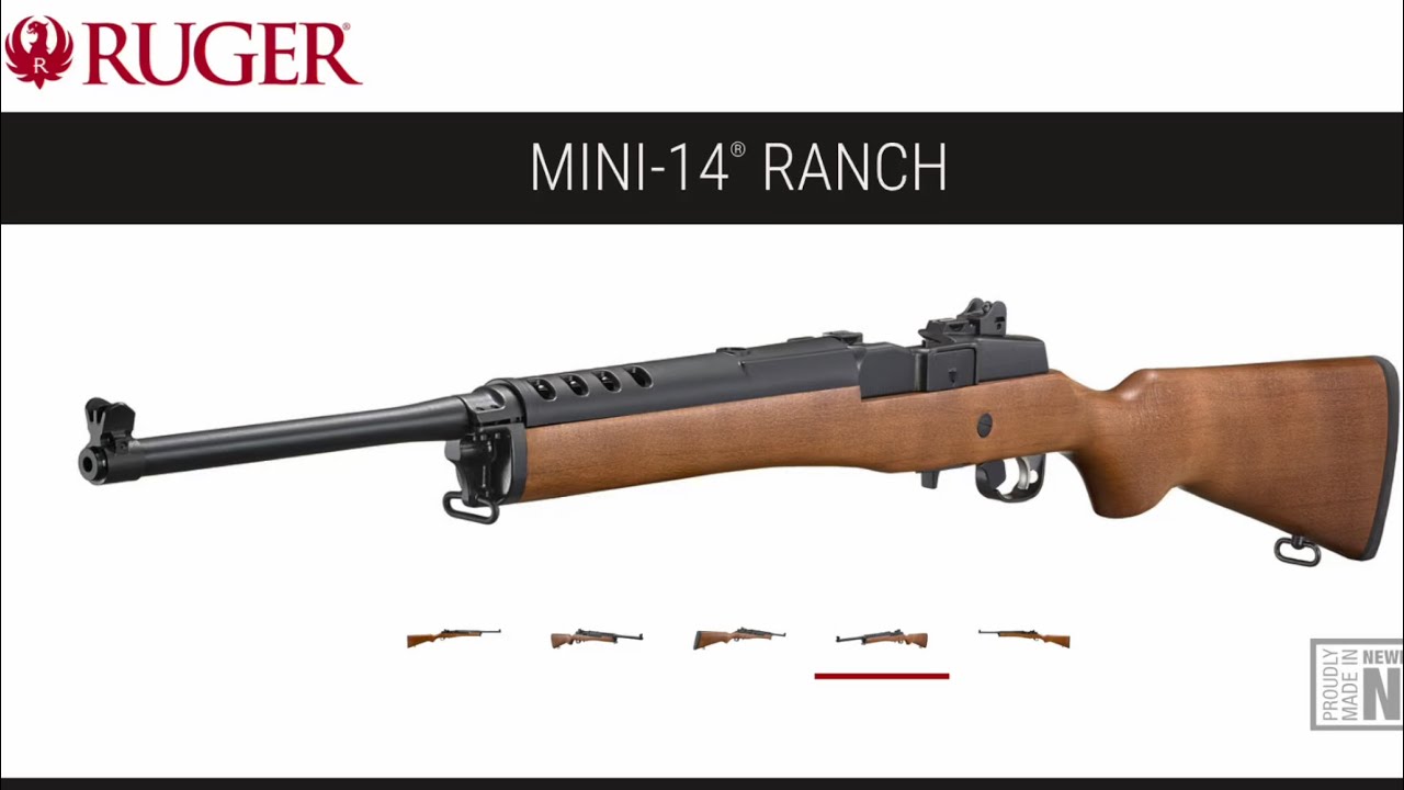 RUGER MINI-14 RANCH: review & shooting - YouTube