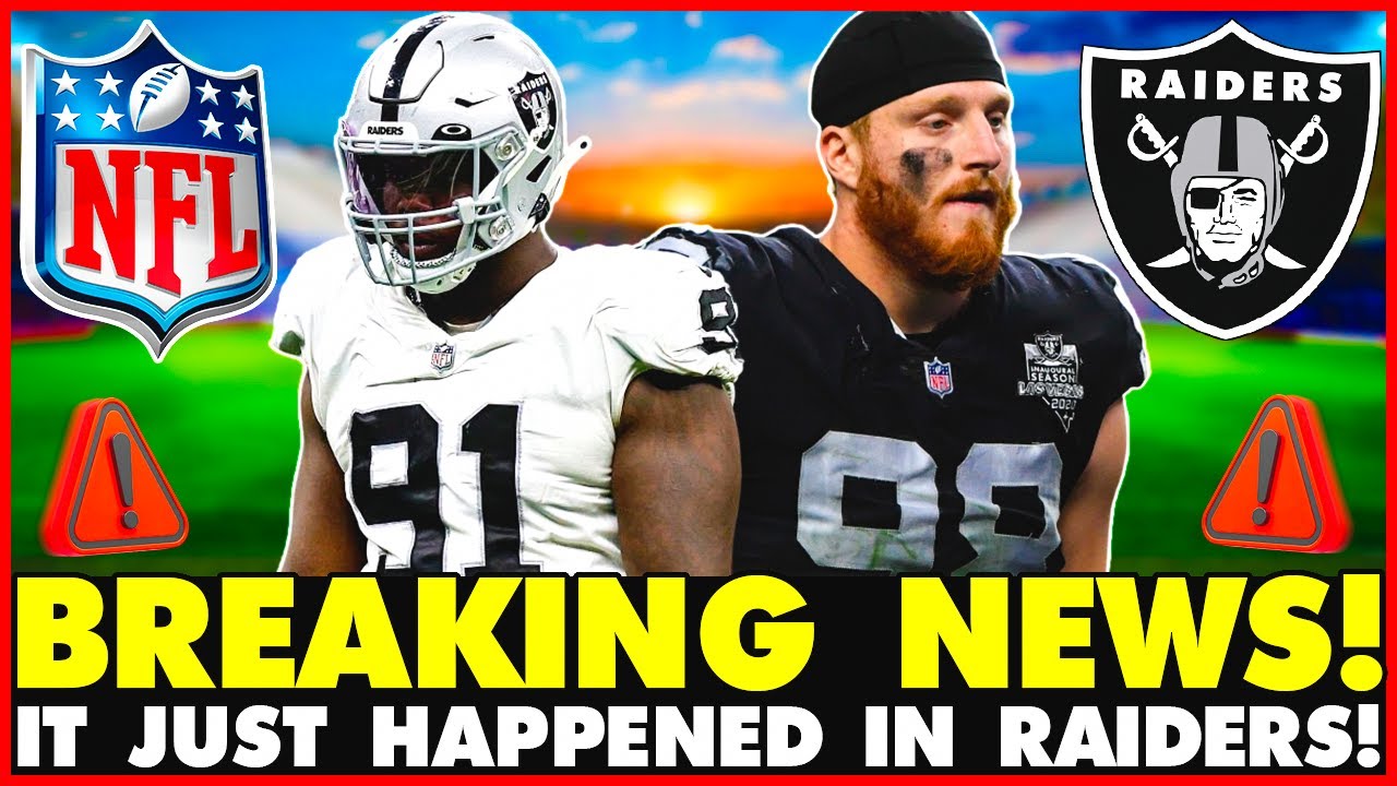 🔴CAME OUT NOW! HE IS OUT? SAD NEWS IN RAIDERS? NOBODY WAITED FOR THAT ...