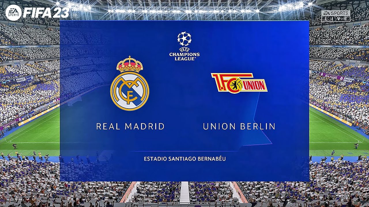 FIFA 23 - Real Madrid vs Union Berlin - UCL Group Stage 2023 | PC ...
