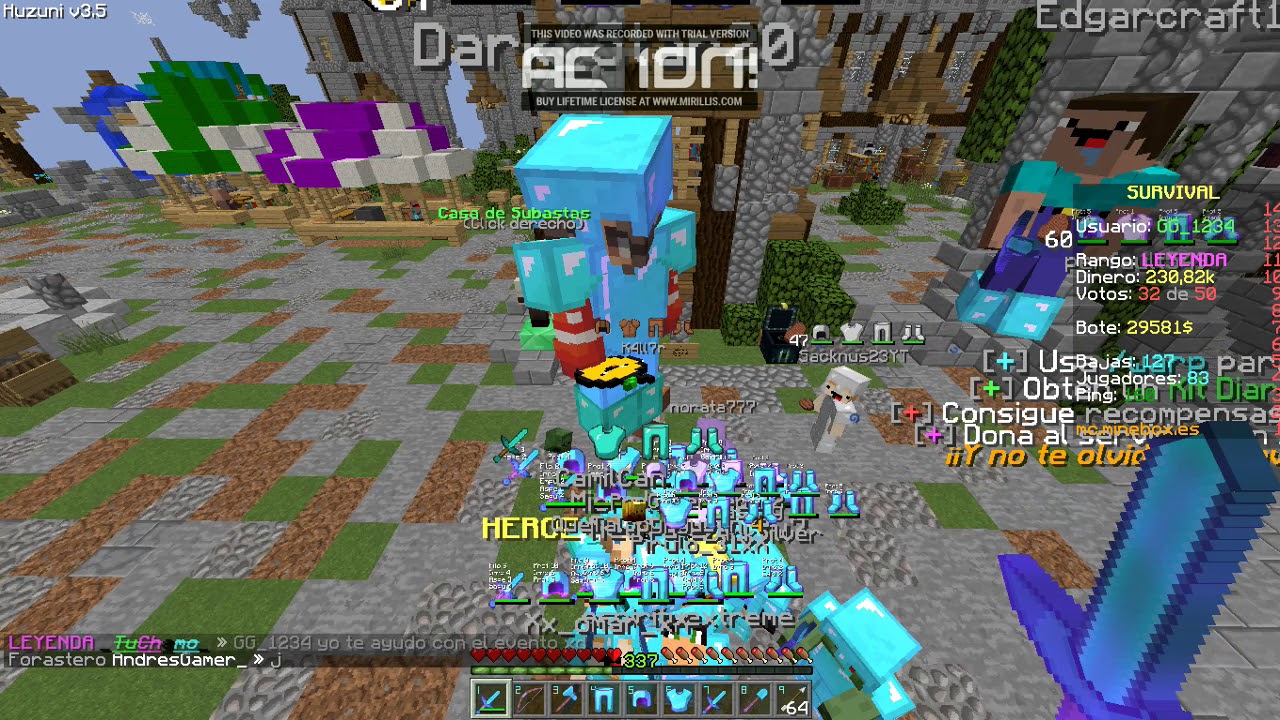 otro evento en el server minebox xD entren ip en la descripsion - YouTube